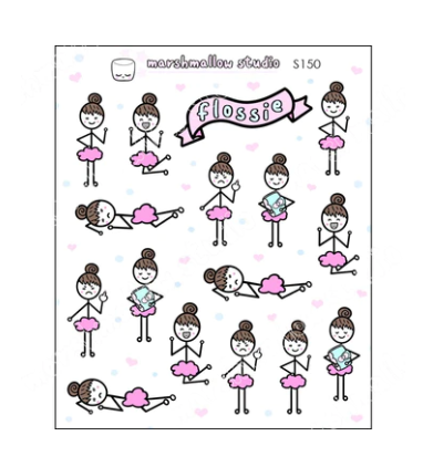 Flossie Flashback | Sticker Sheet