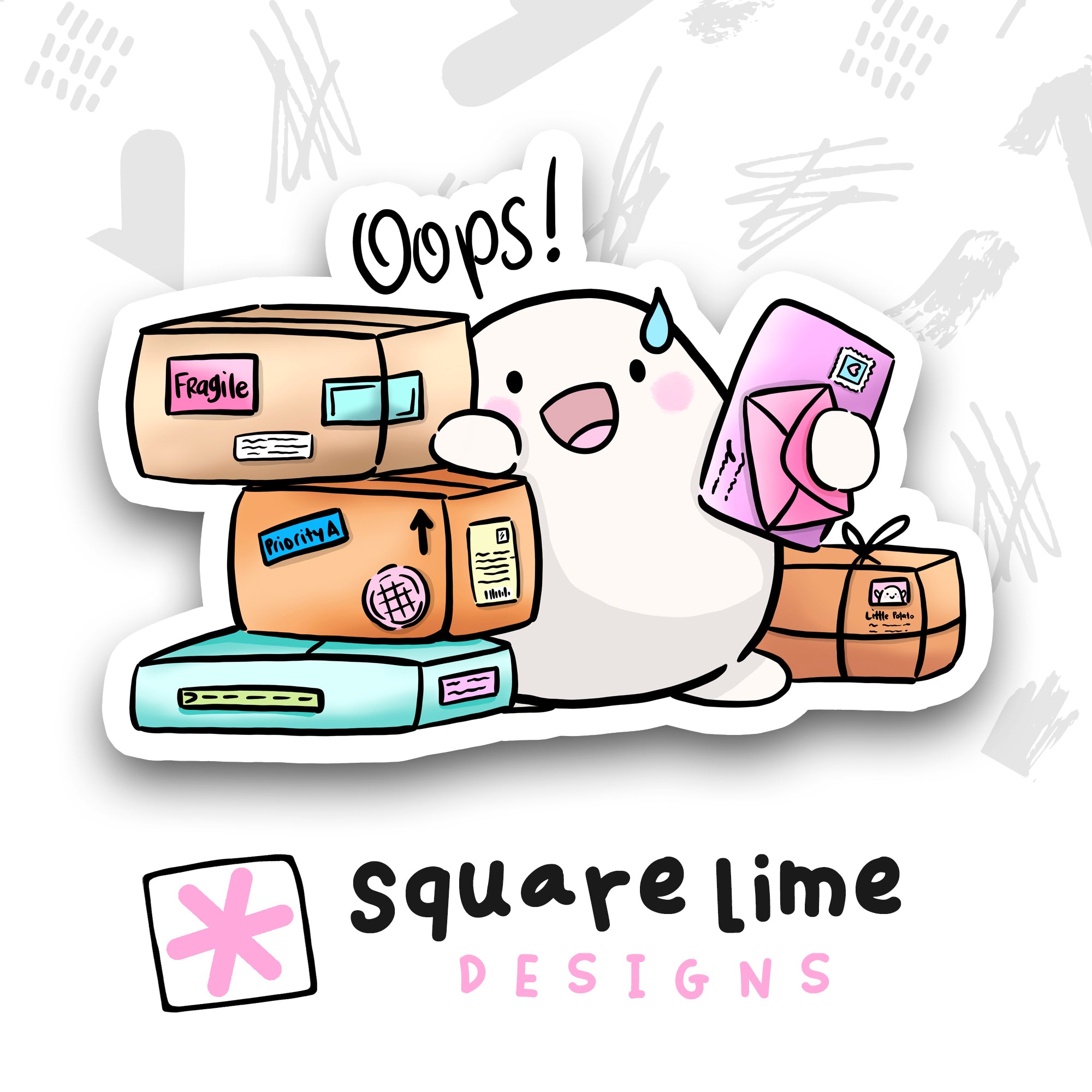 Parcels | Die Cut Sticker