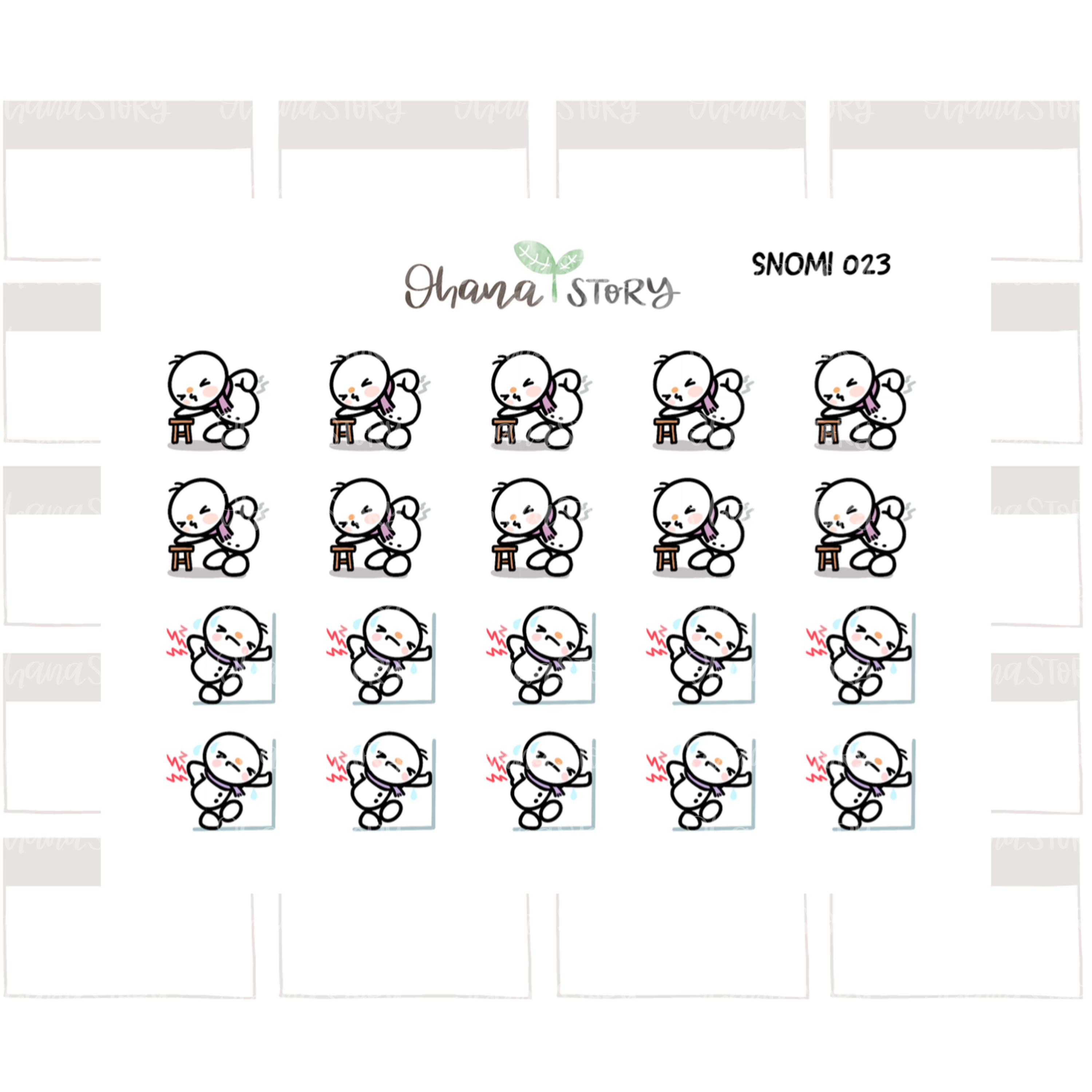 Back Pain | Sticker Sheet