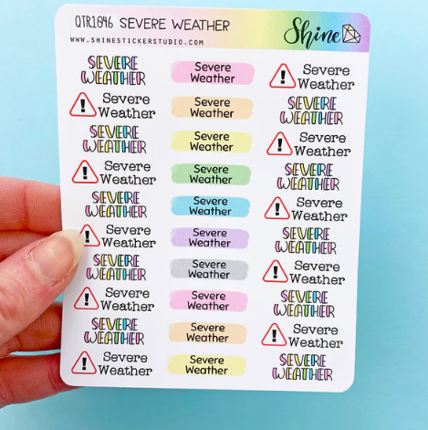 Severe Weather | Sticker Sheet
