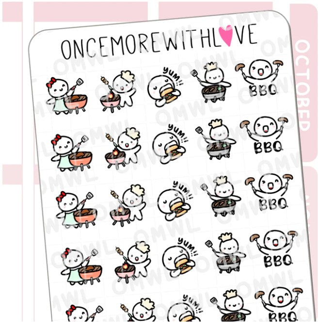 BBQ Barbeque Cookout | Sticker Sheet