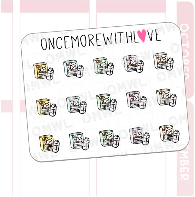 Mini - Cereal | Sticker Sheet