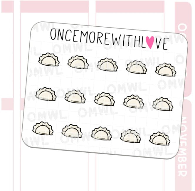 Mini - Dumpling Doodle | Sticker Sheet
