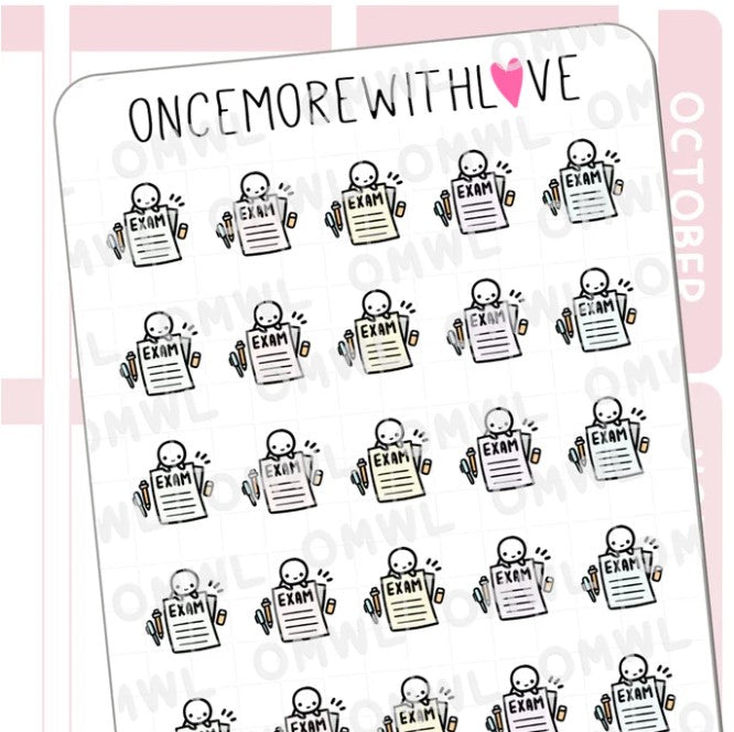 Exam | Sticker Sheet