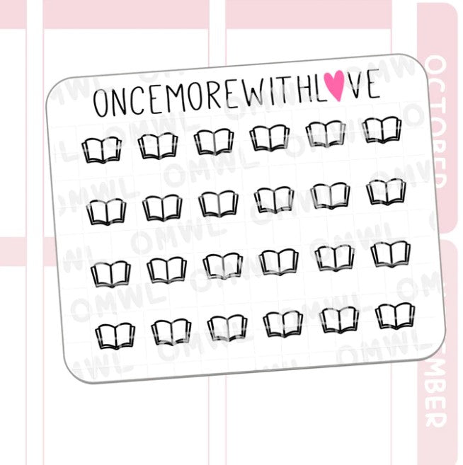 Mini - Open Book | Sticker Sheet