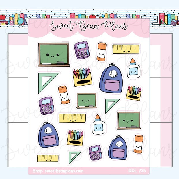 School Doodles | Sticker Sheet