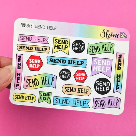 Send Help | Sticker Sheet