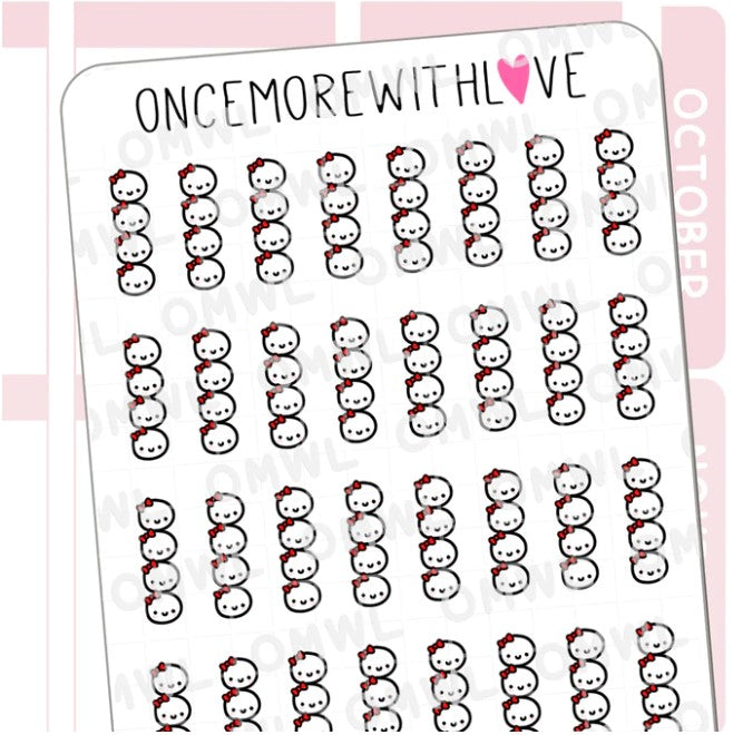 Stacked Munchkin Head To Do List | Sticker Sheet