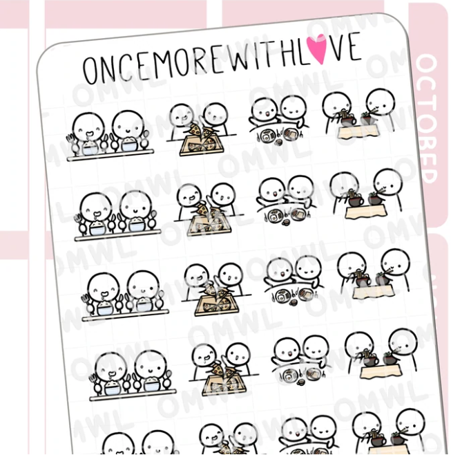 Food Together | Sticker Sheet