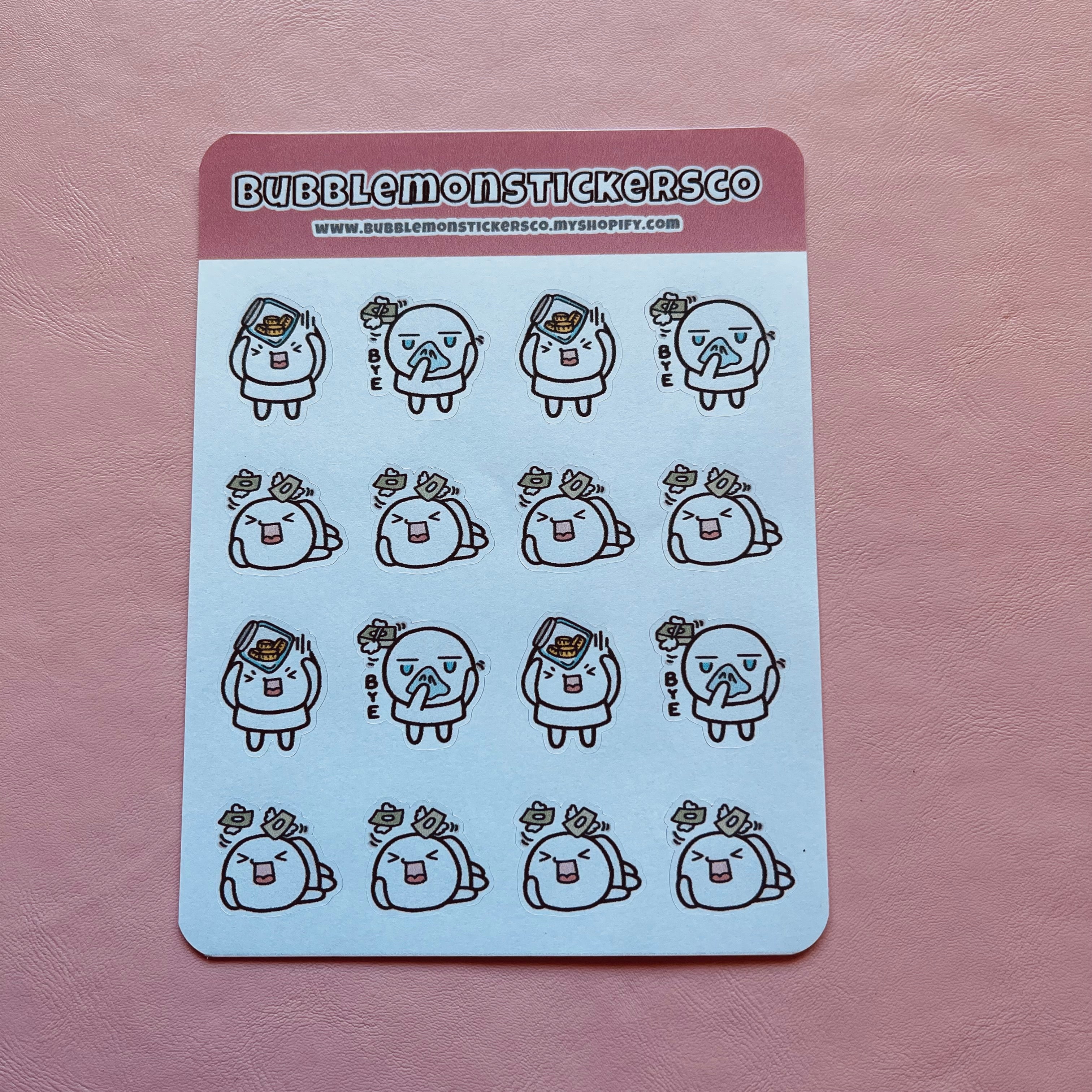 Bye Bye Money | Sticker Sheet