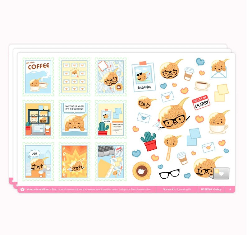 Hello, I'm Crabby | Journaling Kit