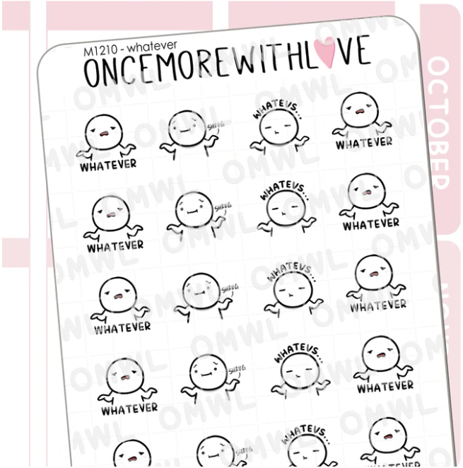 Whatever | Sticker Sheet